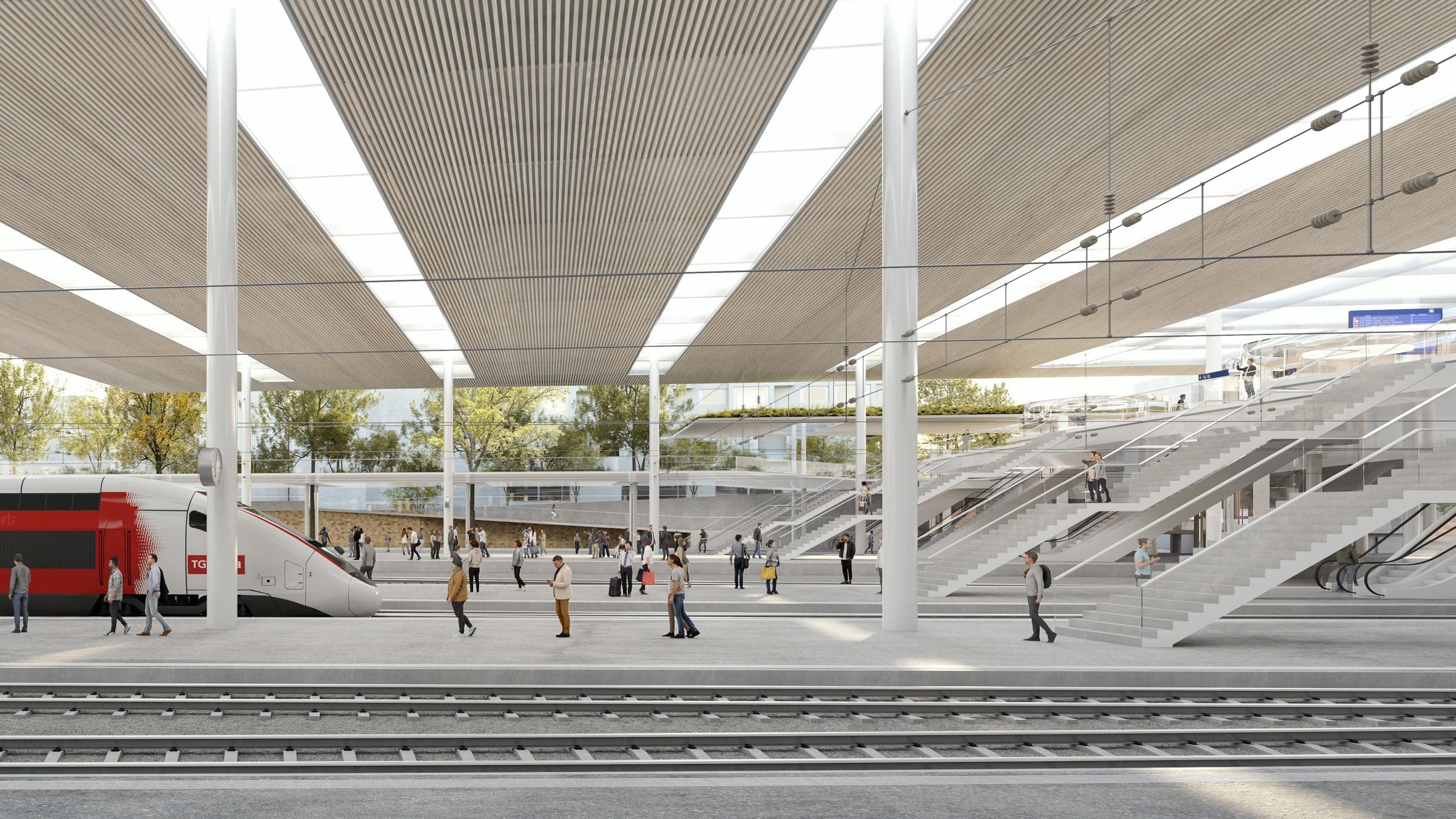 So sieht das Siegerprojekt für Basel SBB West aus | SBB News