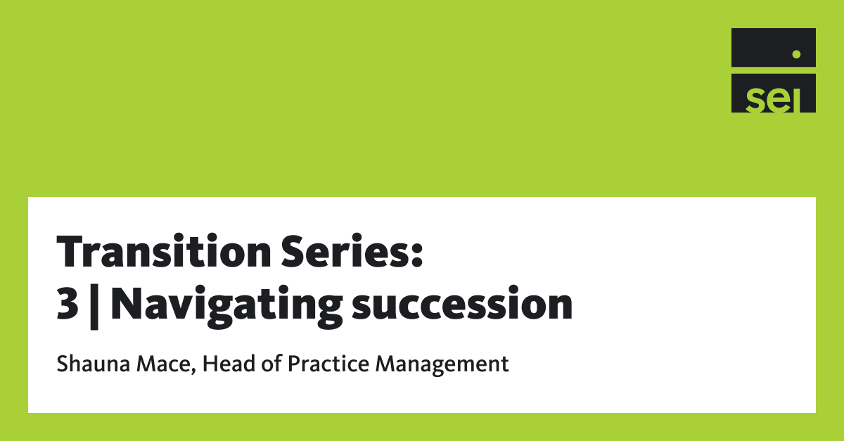 Transition series: Navigating succession | SEI U.S.